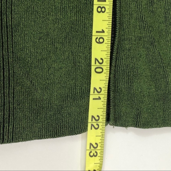 Sigrid Olsen | Sweaters | Sigrid Olsen Fuzzy Green Zip Up Knit Cardigan ...